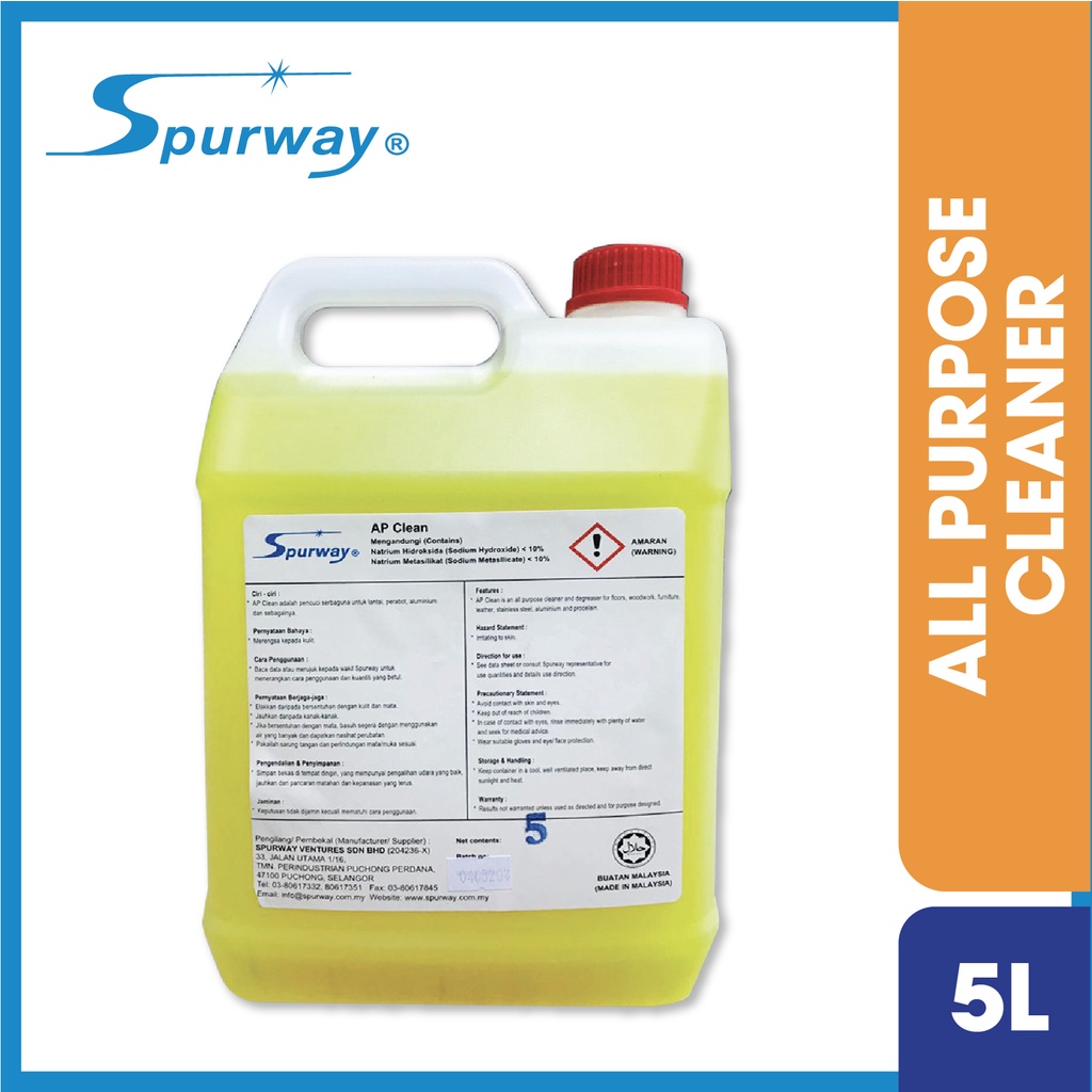 AP Clean All-Purpose Cleaner (5L) Value Size | Shopee Malaysia