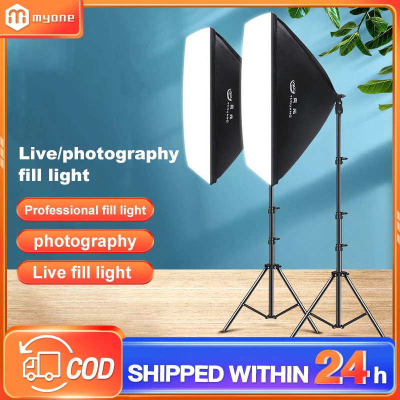 Lampu Studio Lighting Softbox Kit Light Lamp Bulb Mentol Terang ...