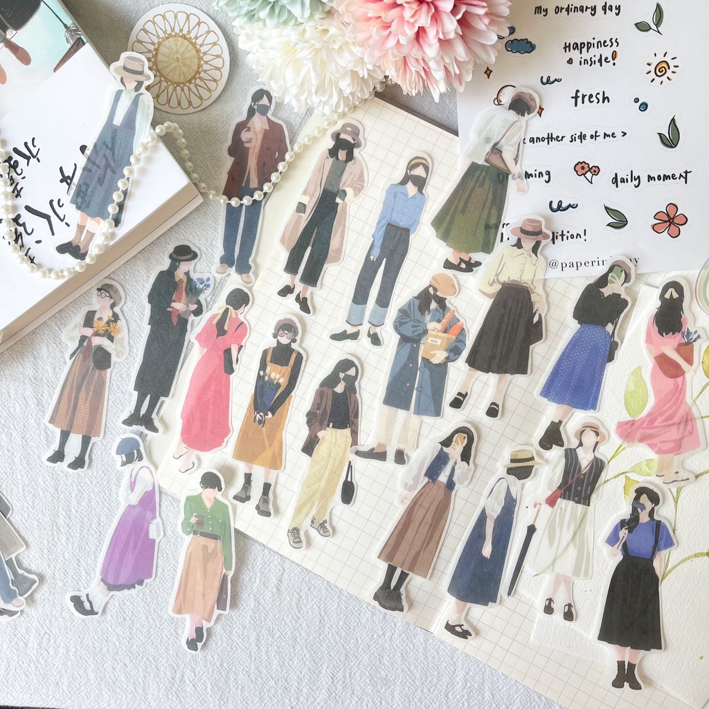 Sunshine Girl OOTD Deco Stickers Pack | Shopee Malaysia