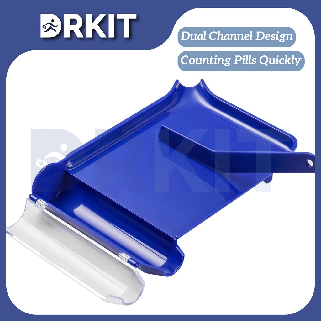 Right Hand Pill Counting Tray with Spatula Dispenser Pharmacy Spatula ...