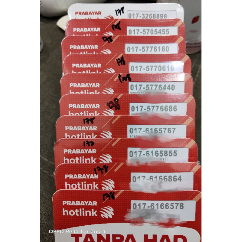hotlink new prepaid sim pack vip number/nice number | Shopee Malaysia