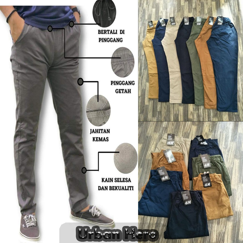 Bertali Slim Fit Slack Pant Unisex / Seluar Slek Wanita / Seluar Slack ...