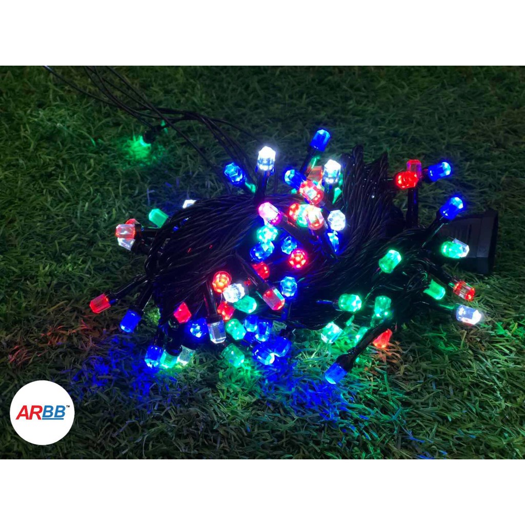 RAYA LED 10M 100L HEXAGONAL BULB MULTI COLOUR WITH CONTROLLER (20-11 ...
