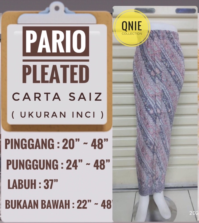 SPN : PARIO BATIK SARUNG PLEATED ( SIAP JAHIT ) | Shopee Malaysia