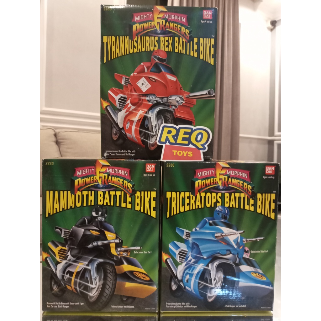 Mighty Morphin Power Rangers 1993 Battle Bike Vintage | Shopee Malaysia