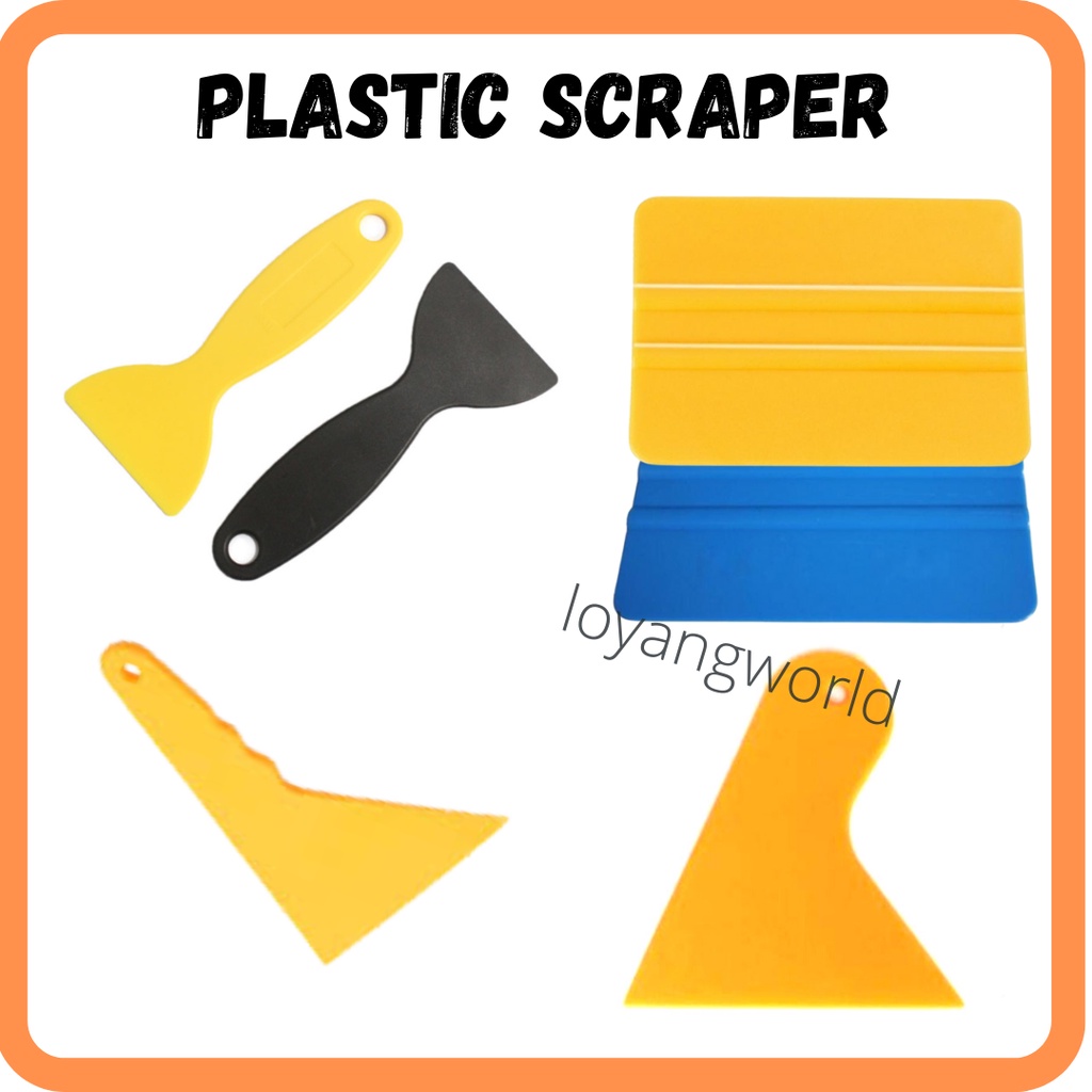 Scraper Plastic Window Plastic Glass Car Removing Sticker Film Tinted ...