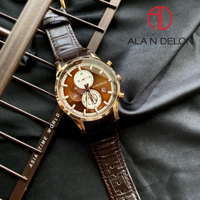 [Original] Alain Delon AD406-1542C Chronograph Men Watch with 50m Water ...