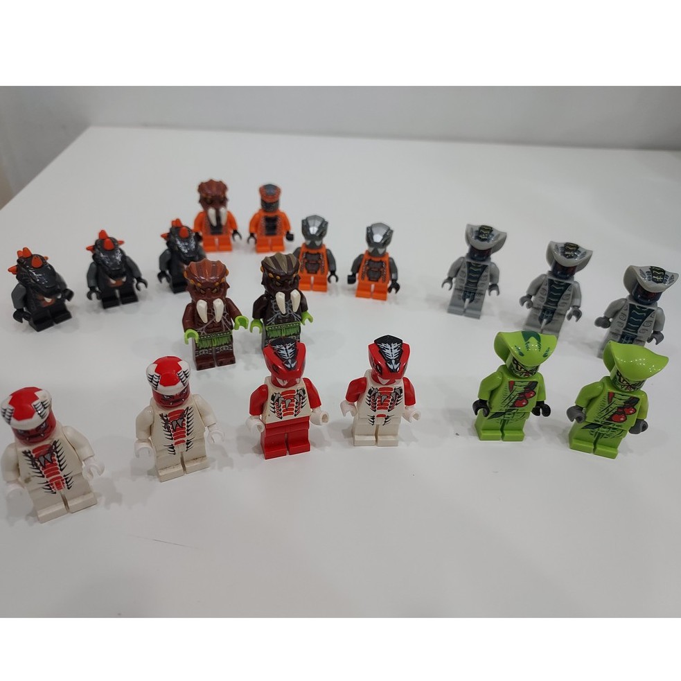 {SPLIT} LEGO MINIFIGURES NINJAGO/CHIMA/SNAKES ~SPIDERS CHARACTERS ...