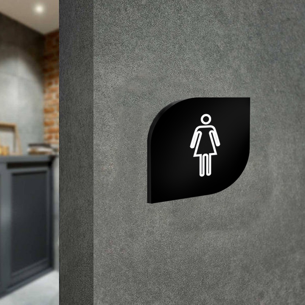 [FAST SHIPPING] Modern WIFI sign / DOOR SIGN / Signage Toilet Restroom ...