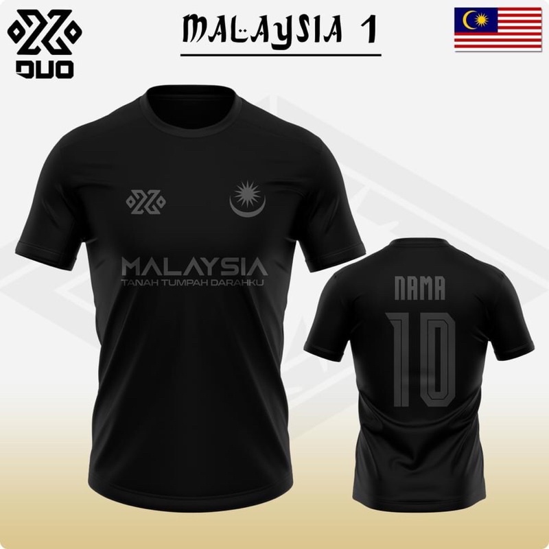 Malaysia Blackout Jersi Malaysia Jersey Malaysia 2021 Harimau Malaya 2021 Malaysia Jersi Baju