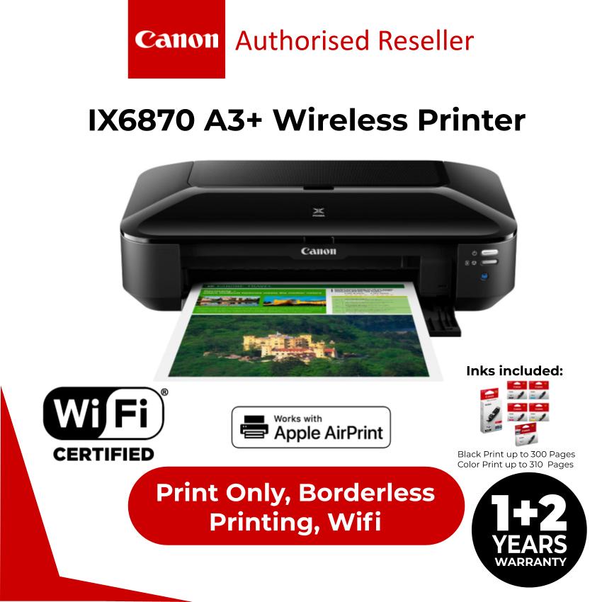 Canon PIXMA iX6870 Advanced Wireless Office Printer High performance ...