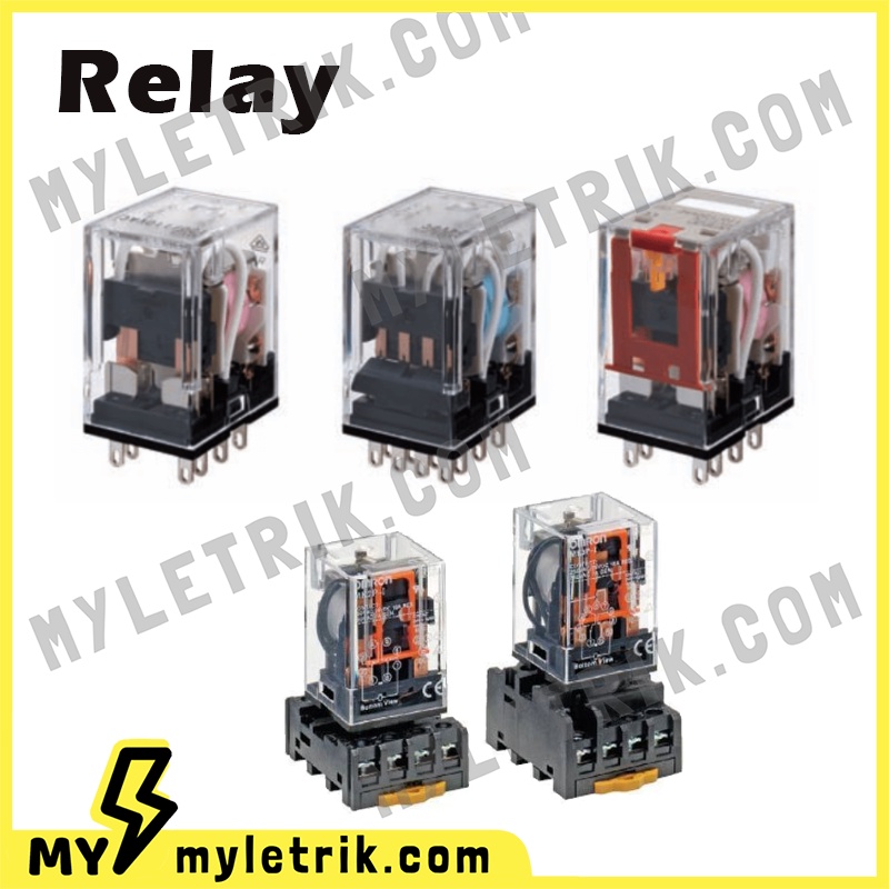 Omron Relay MY2 / MY2N / LY4 / MY4 / MY4N 12VDC 12VAC 24VDC 24VAC 110VAC 240VAC 240VDC | Shopee ...