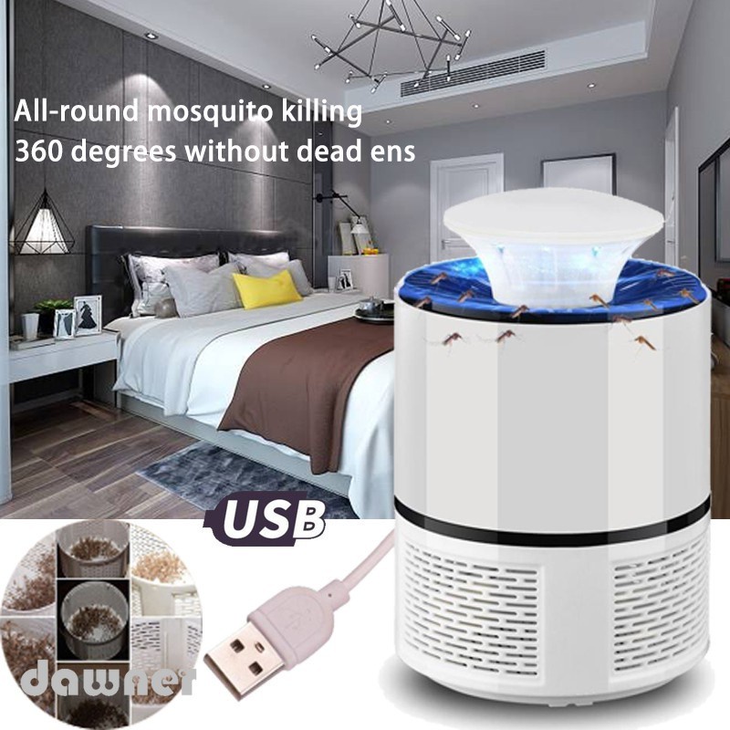 Ready Stock Home Bedroom Mosquito Trap Lamp USB LED Light Electric ...