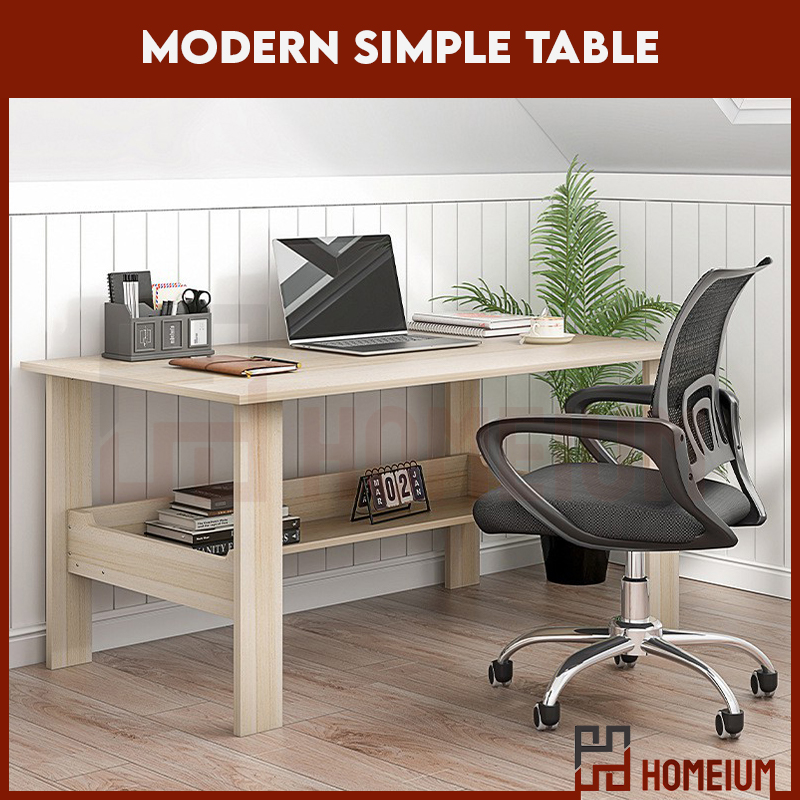 Homeium Home Desktop Computer Desk Simple Student Desk Bedroom Laptop ...