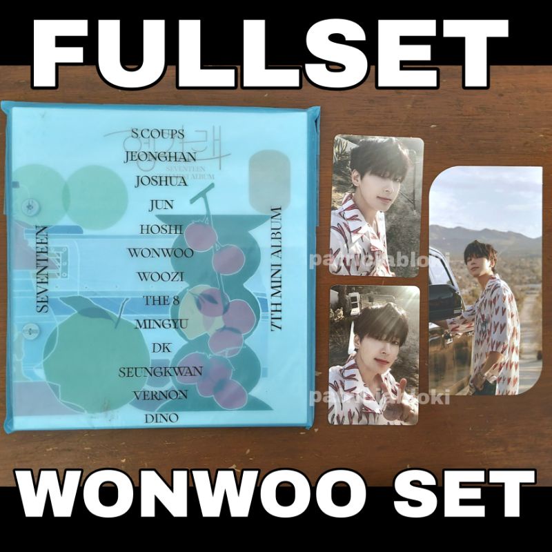 Fullset 7th Mini Album Seventeen Henggarae Set Ver Unsealed Photocard Wonwoo Pc Heng garae svt ...