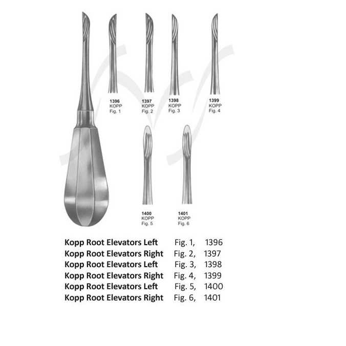 Dental Kopp Root Elevators Fig 3 stainless steel | Shopee Malaysia