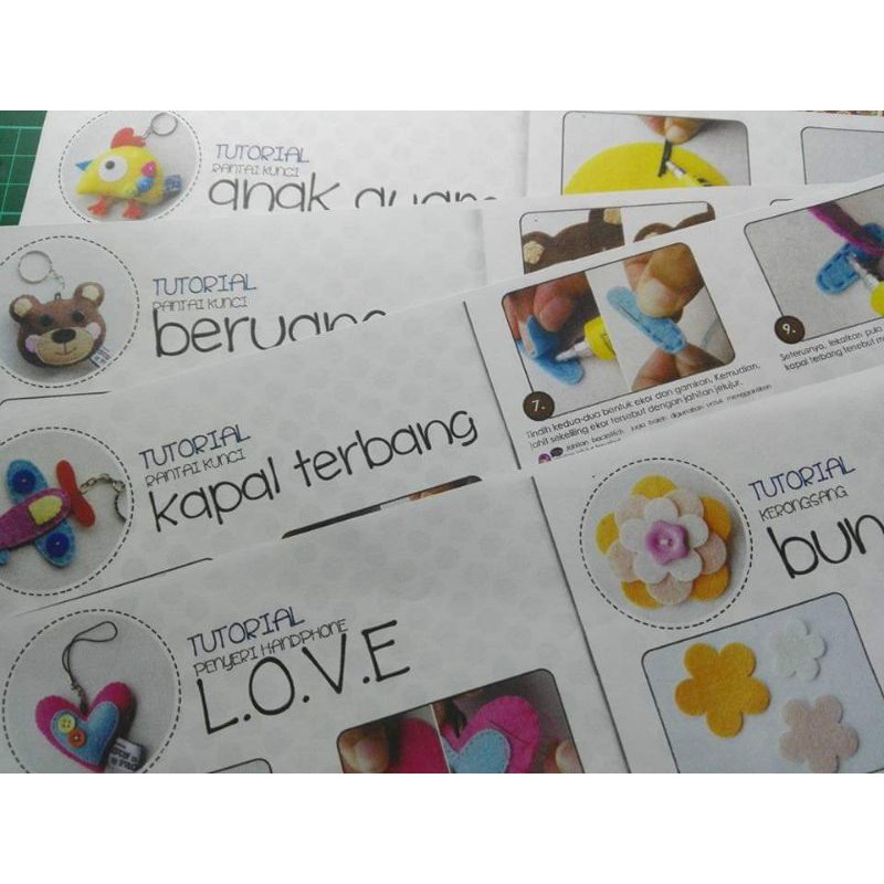 Buku tutorial kraf felt | Shopee Malaysia