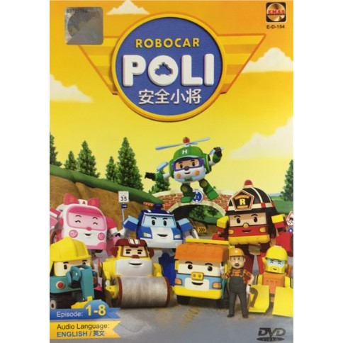 Robocar Poli Vol.1/2/3/ Series DVD 安全小将 Children Cartoon | Shopee Malaysia