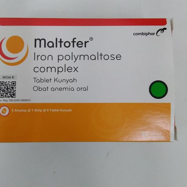 Maltofer IRON POLYMALTOSE COMPLEX 1 Sheet Contents 6 TABLET Chew ...
