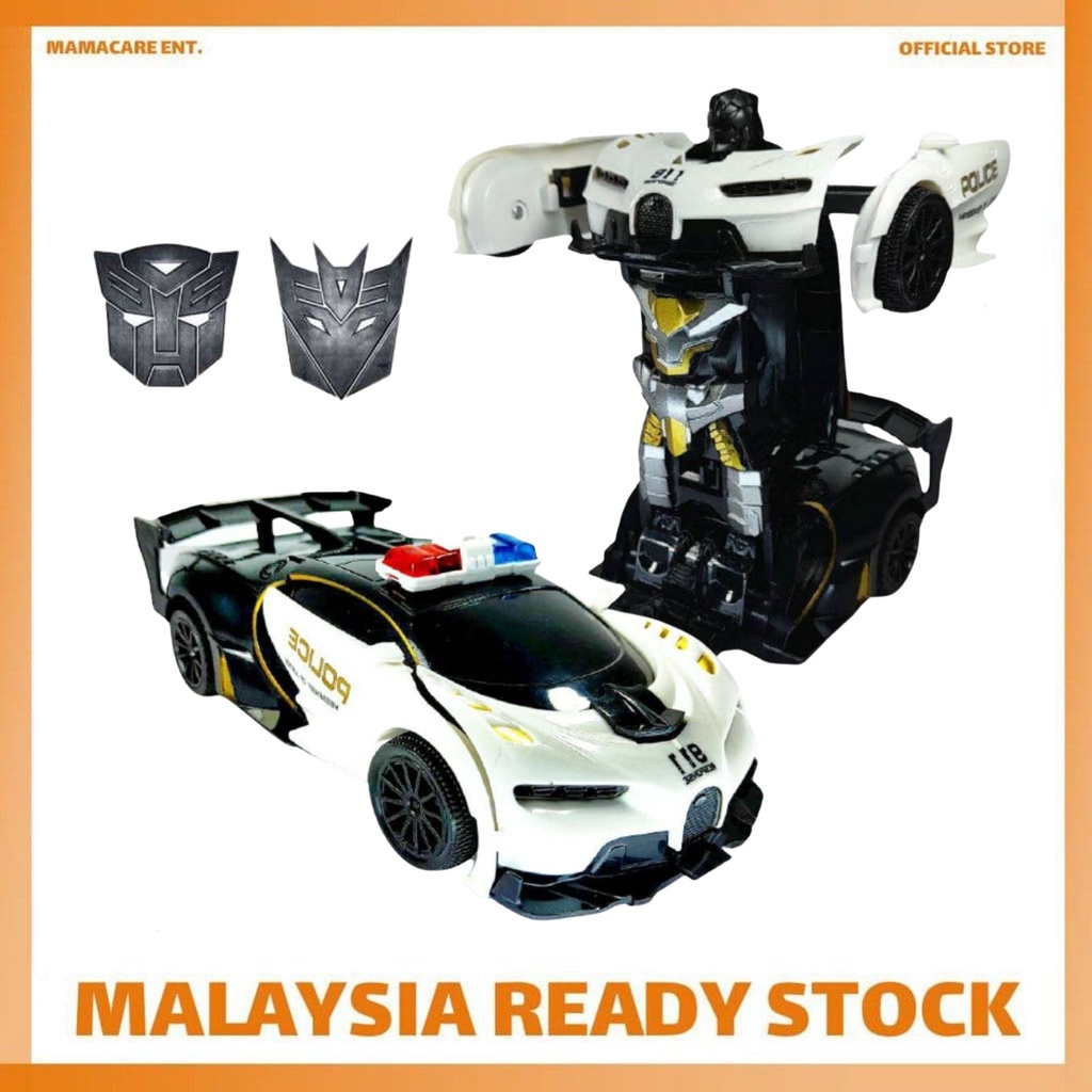 Remote Control Robot Transformer Car/ Kereta Mainan/ Kereta Robot ...
