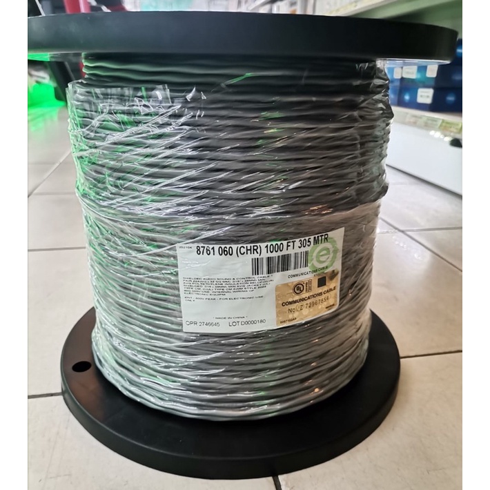 BELDEN 8761 2 CORE SCREEN CABLE 305M (ORIGINAL BELDEN) | Shopee Malaysia