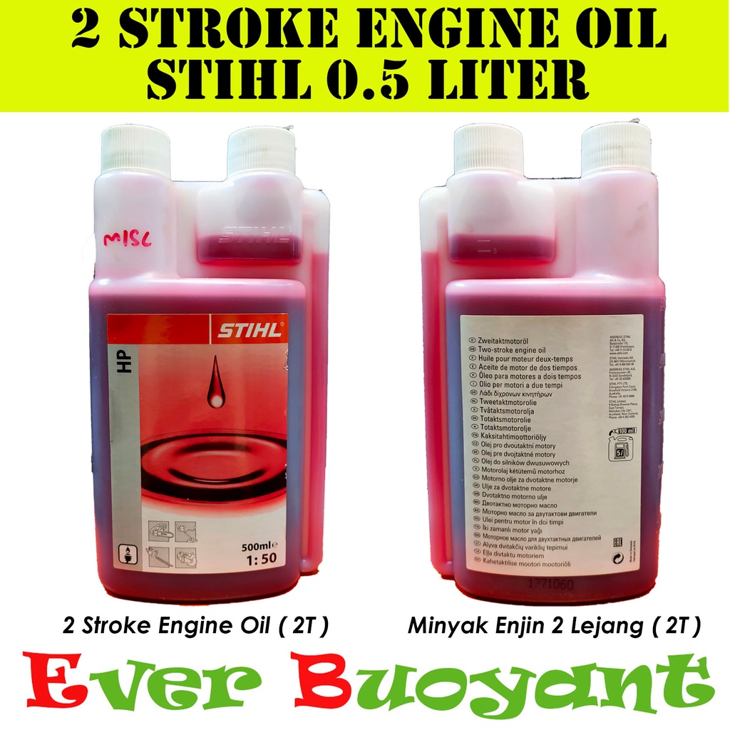STIHL 2 Stroke Engine Oil ( 2T ) \ Minyak Engine 2 Lejang STIHL ( 2T ...
