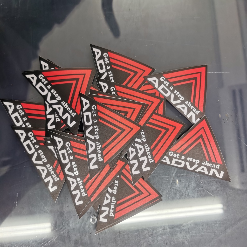 ADVAN CAR STICKER Civic Honda Myvi Mira Axia Evo Perodua Proton Vios ...