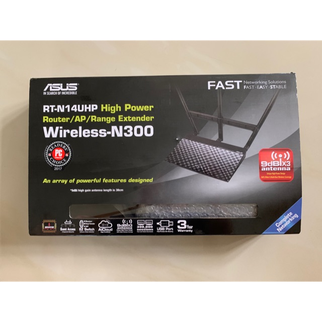 ASUS RT-N14UHP High Power | N300 (Router, Access Point, Range Extender ...