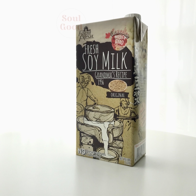 Farm Fresh 1L UHT Original Soy Milk (Ready Stock) | Shopee Malaysia