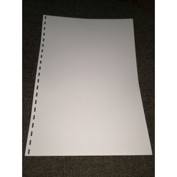 Binding Paper (Set of 30 sheets + Binding Comb) / Kertas Folio | Shopee ...