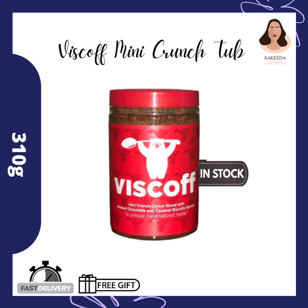 Viscoff Mini Crunch With Biscoff Biscuit Crumbs and Lotus Caramel ...