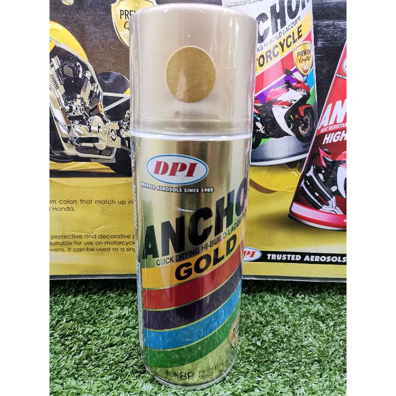 ANCHOR GOLD Premium Metalic 8P** 8P 400ML Decorative Gold Emas Can ...