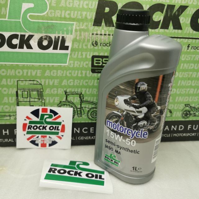 ROCK OIL SEMI-SYNTHETIC 15W50 / 20W50 1L | Shopee Malaysia