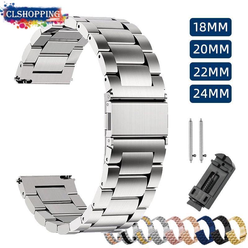 Smart Watch Strap 18mm 20mm 22mm 24mm,watch band/fitbit strap/stainless ...