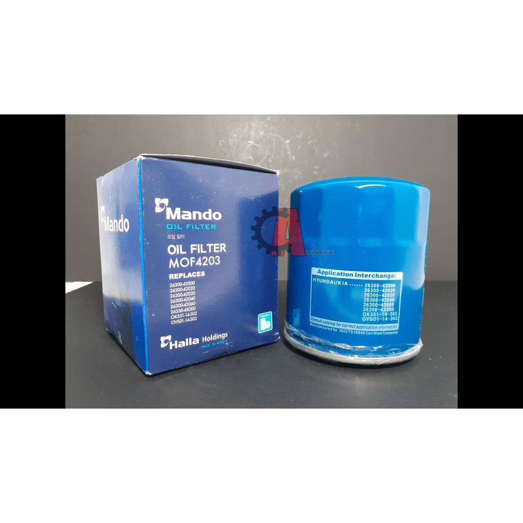 HYUNDAI STAREX, KIA PREGIO OIL FILTER ( MANDO KOREA ) | Shopee Malaysia
