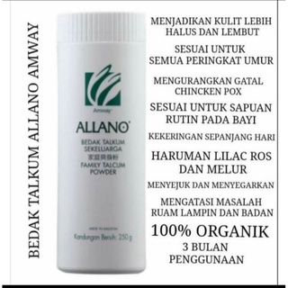 Bedak Talkum Sekeluarga Allano - 250g) | Shopee Malaysia