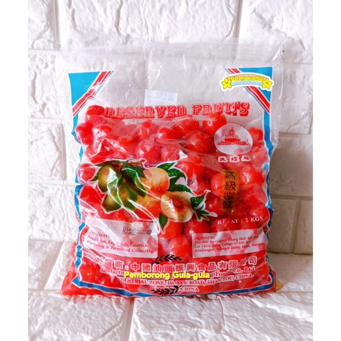 Asam Buah Cherry Merah 500g/1kg/2kg | Shopee Malaysia