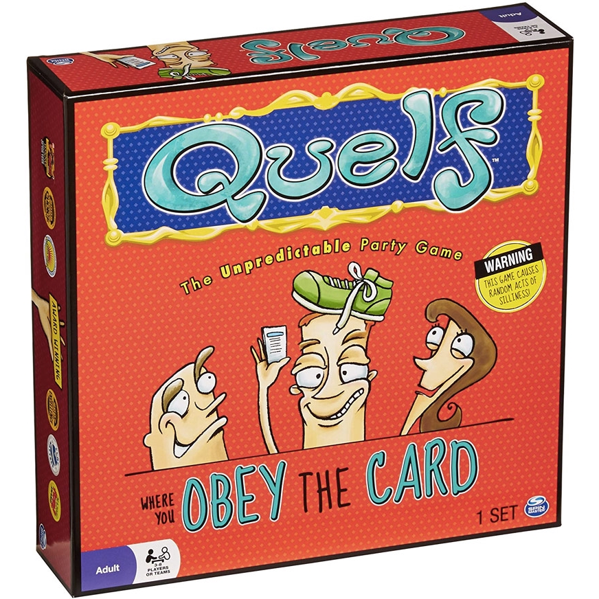 Quelf The Unpredictable Party Game Family Party Board Game Toys ...