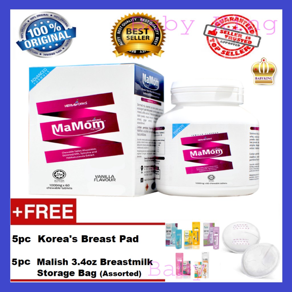Original Mamom Milk Booster Milkbooster + FREE GIFTj | Shopee Malaysia