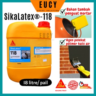 SIKA LATEX 118 (18L)Water Resistant Polymer Bonding Agent/Cement Mortar ...
