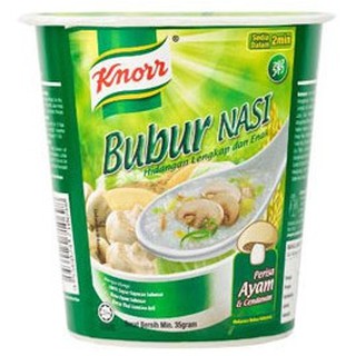 Knorr bubur nasi cup ayam / ayam & cendawan 35g | Shopee Malaysia