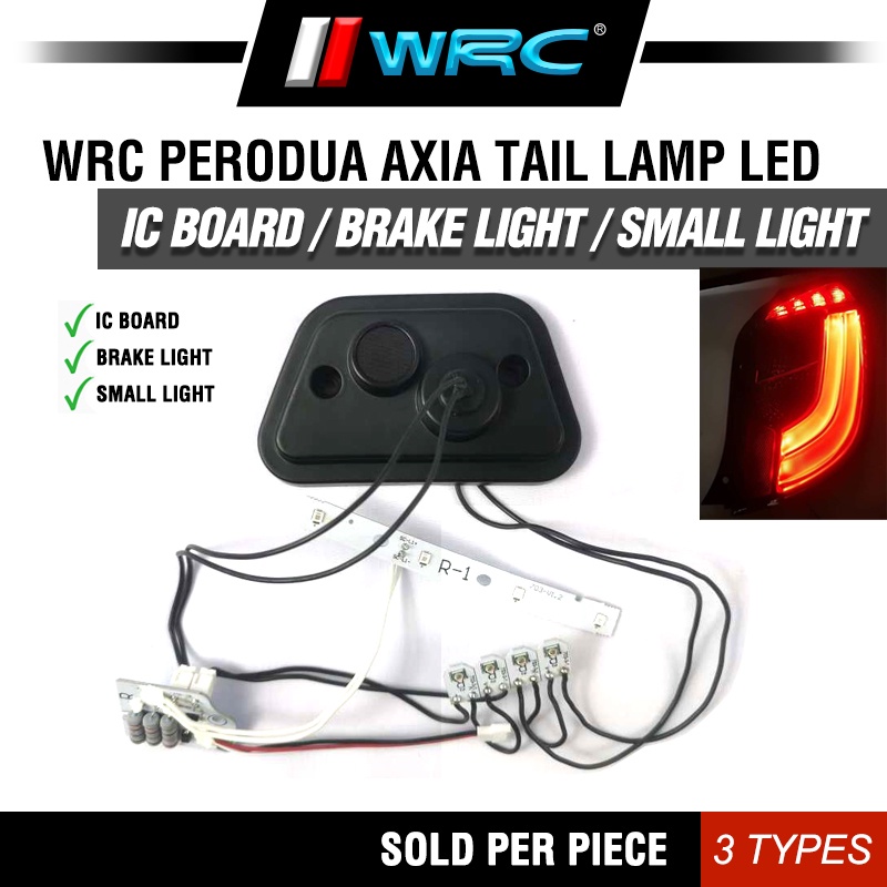 WRC Perodua Axia Tail Lamp LED ( IC Board / Brake Light / Small Light ...