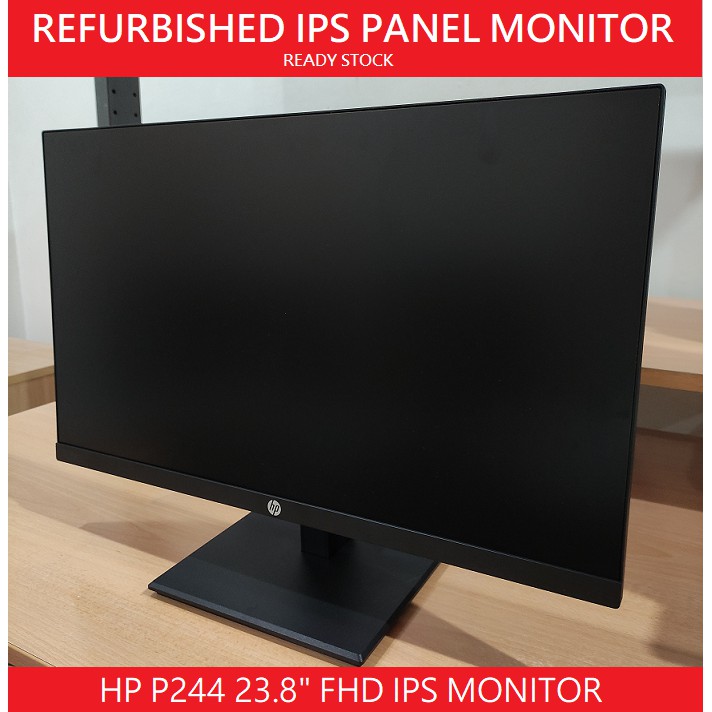 HP P244 23.8" FHD IPS Monitor [Refurbished] Grade A | Shopee Malaysia