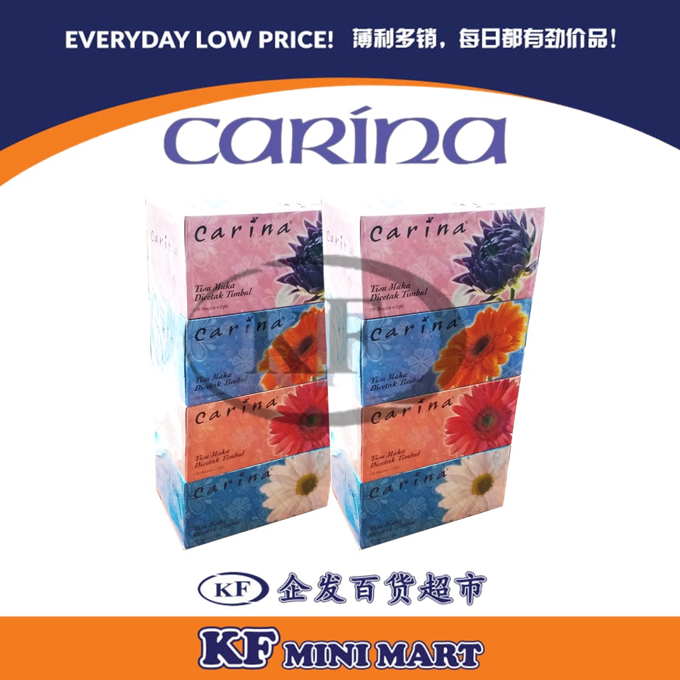 CARINA BOX TISSUE 4X170 SHEETS | Shopee Malaysia