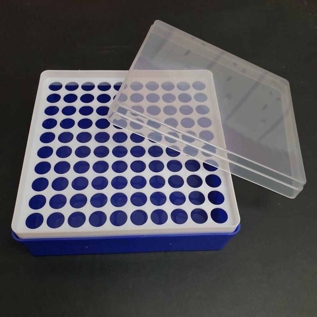 Microcentrifuge box rack 1.5ml / 5ml centrifuge Tube Storage Box (100 ...