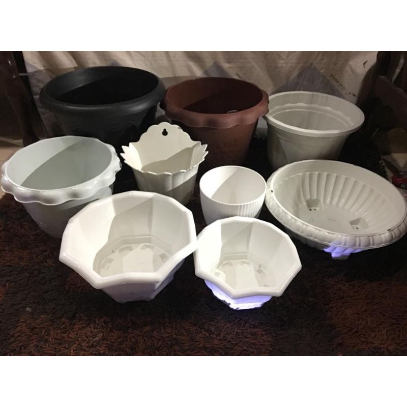 Pasu Bunga Plastik HOT VIRAL Pelbagai Saiz | Shopee Malaysia