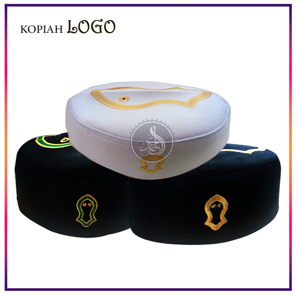 KOPIAH DESIGN LOGO CAPAL/SANDAL Nabi (S.W) - WHITE/BLACK | Shopee Malaysia