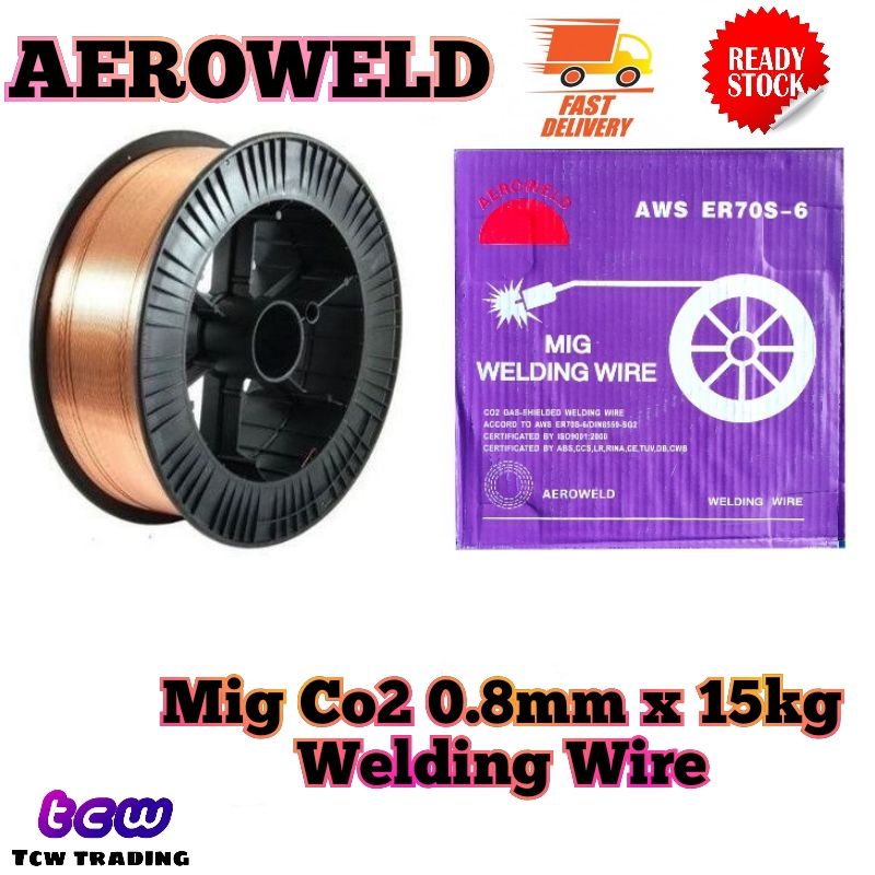ER70S-6 AEROWELD /STAR-WELD MIG WELDING WIRE 0.8MM X 15KG | Shopee Malaysia