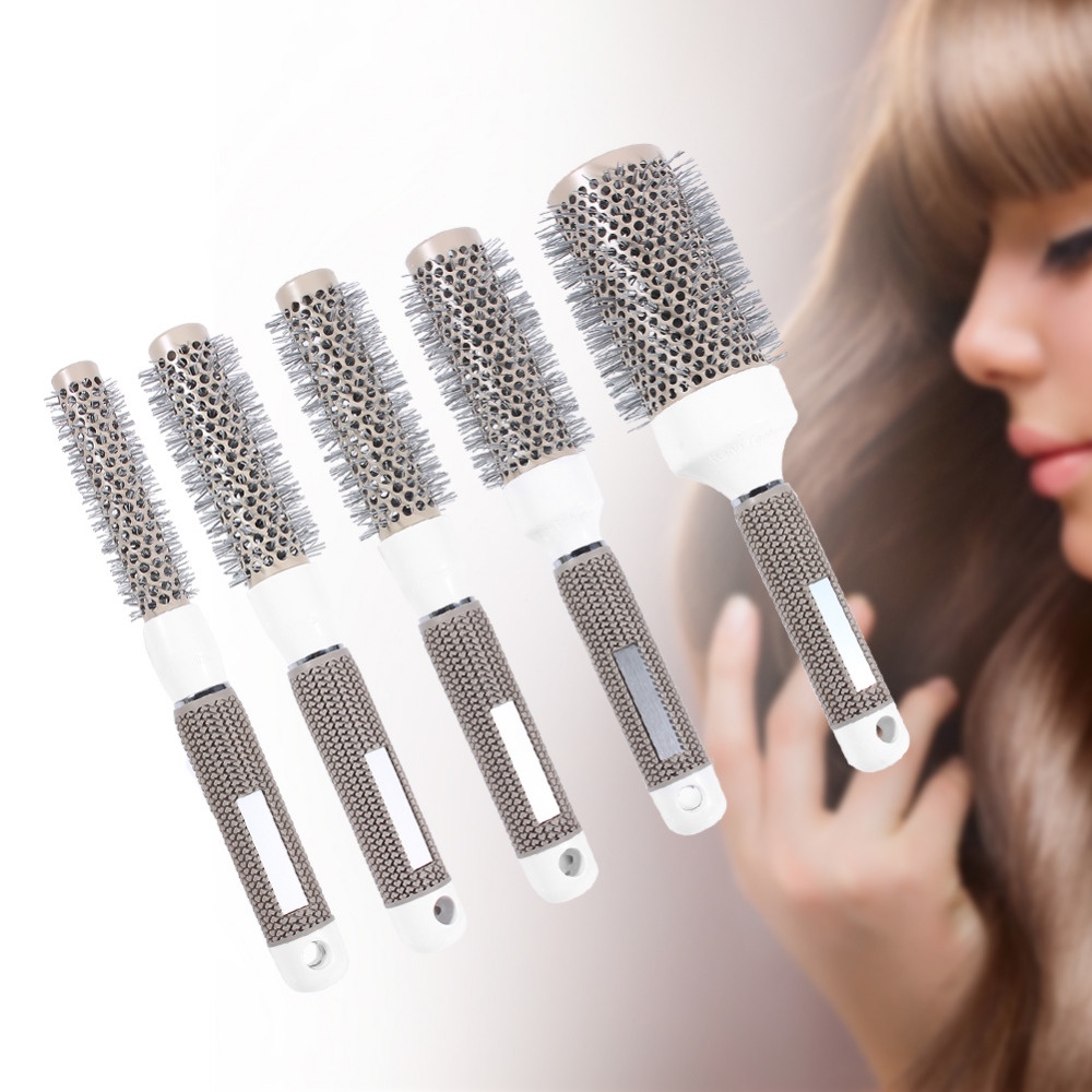Hairdressing comb, curly hair comb, boar bristle, nylon roller comb ...