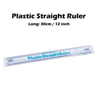 High Class Straight Ruler 15CM / 20 CM / 30 CM / Pembaris Pendek Pembaris Panjang Plastik Alat ...